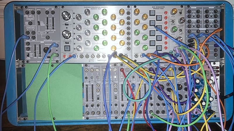 Modular eurorack (case and modules) tiptop, Behringer, blu | Reverb