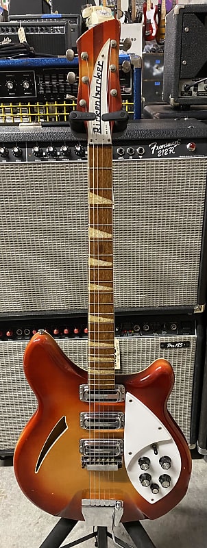 1966 Rickenbacker 375-6 - Fireglo - Includes Hardshell Case | Reverb