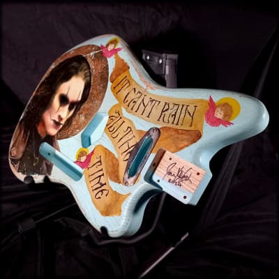 Guardian Handpainted Guitars Telemaster 2024 - Sonic Blue | Reverb UK