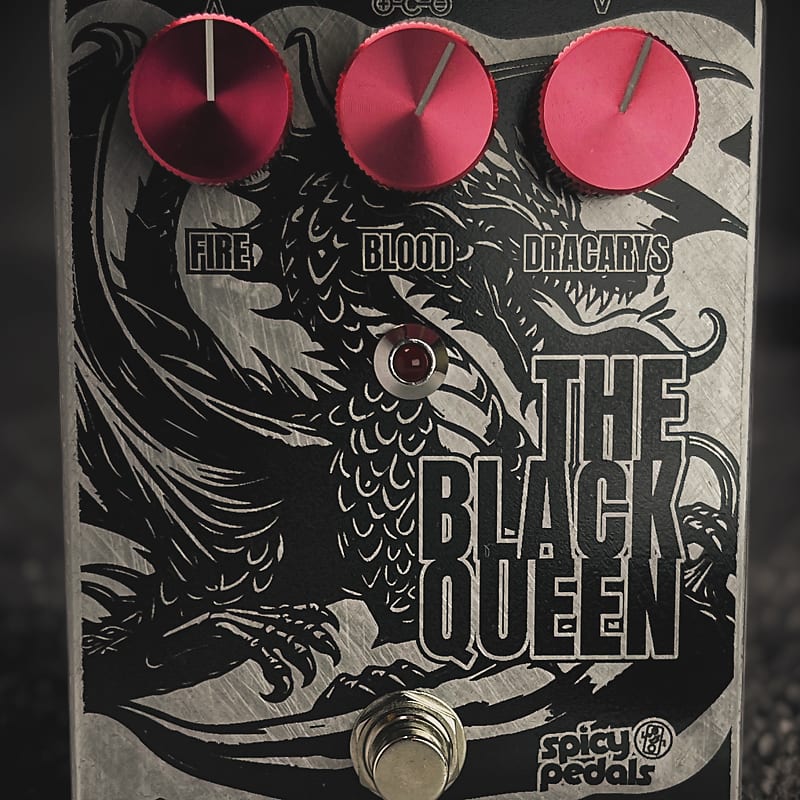 Limited Edition Black Queen Fuzz Spicy Pedals | Reverb