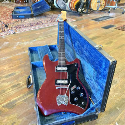 Guild Polara S-100 c 1965 Cardinal Red original vintage USA | Reverb