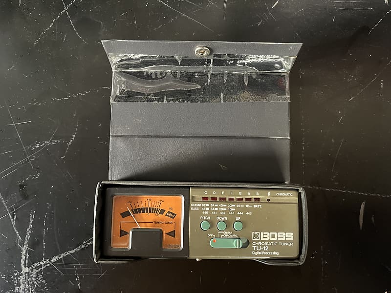 Boss TU-12 Chromatic Tuner w/ Hard Case | Reverb