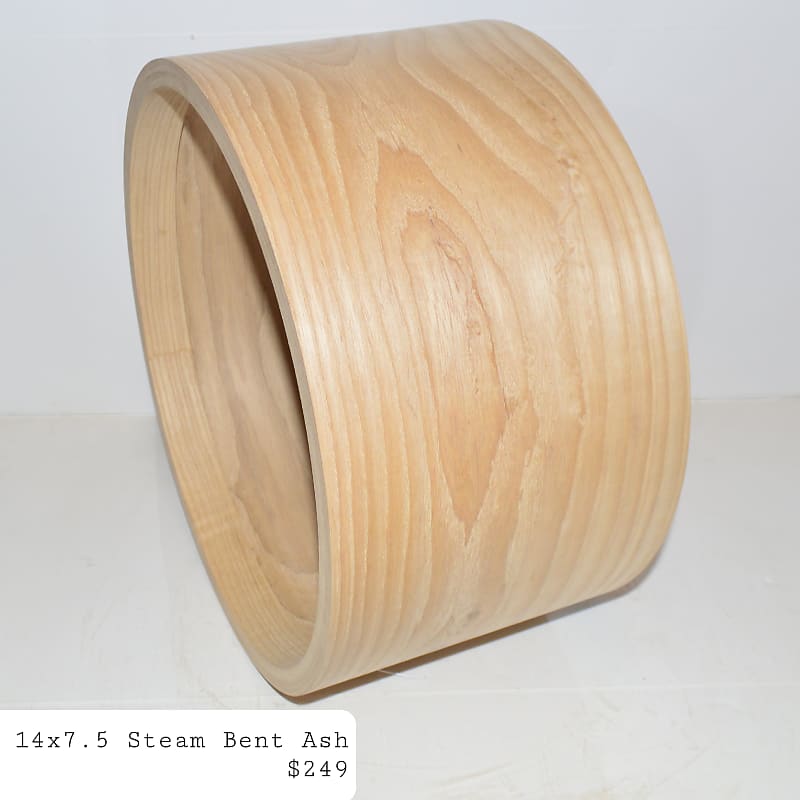 Cask Drum Craft 14x7.5 Steam Bent Ash Shell | Reverb