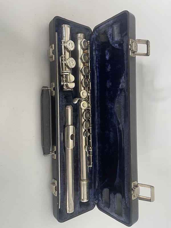 Armstrong solid silver closed hole jazz flute JUST SERVICED | Reverb