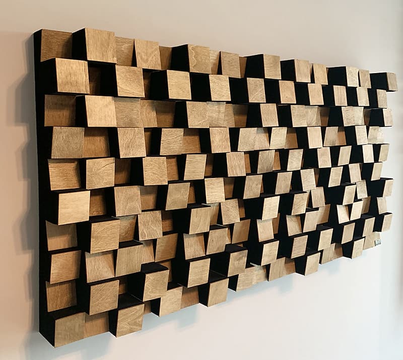 AcousticPanels Diffuser Wood Oak | Reverb