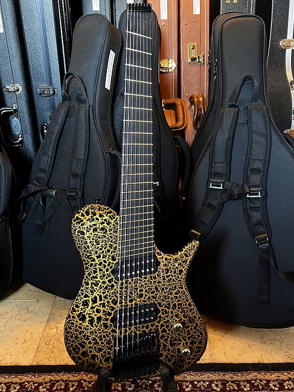 Kiesel Zeus Multiscale 8 2021 Gold Metallic Crackle | Reverb