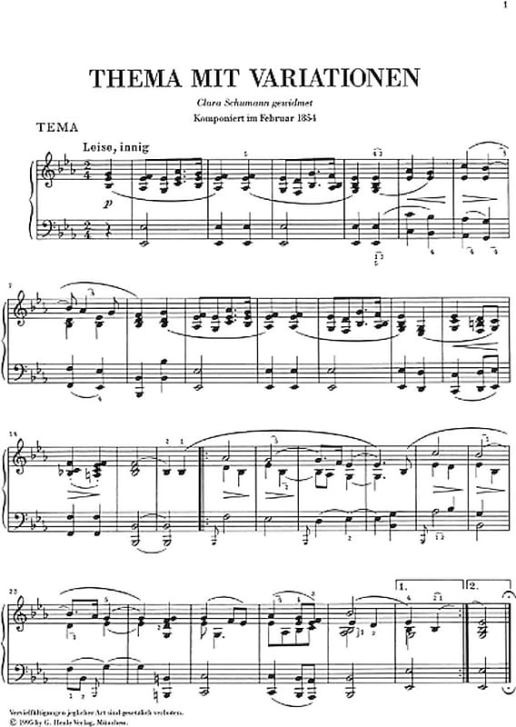 Variations on a Theme in E Flat Major (Ghost Variations) | Reverb