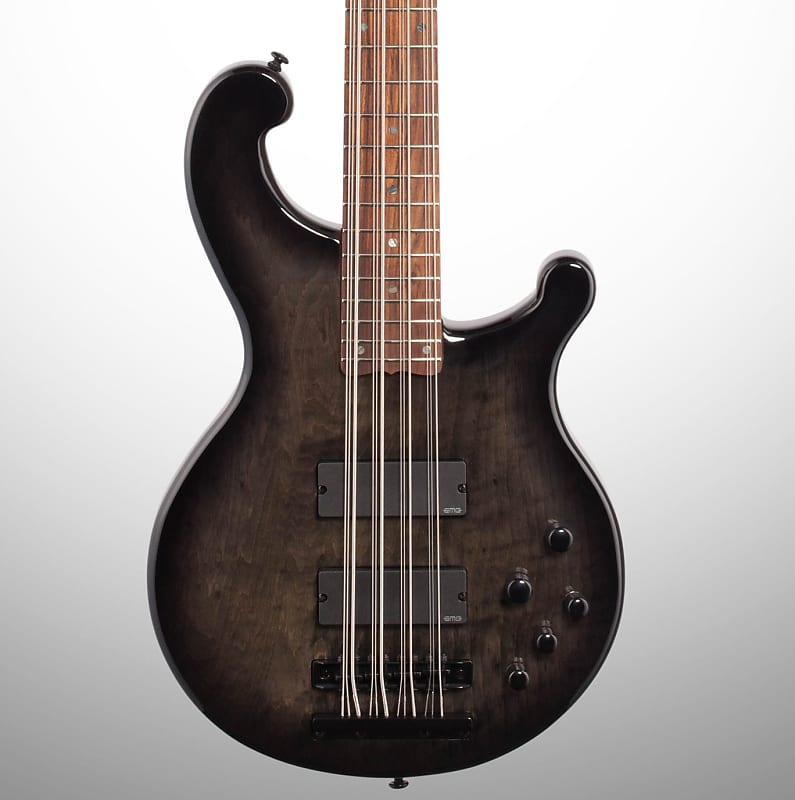 Dean Rhapsody 12-String Electric Bass, Transparent Black | Reverb