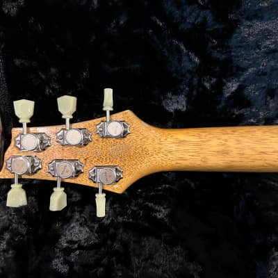 Left handed Gene Baker b3 Phoenix 2022 - Korina Factory Aged | Reverb