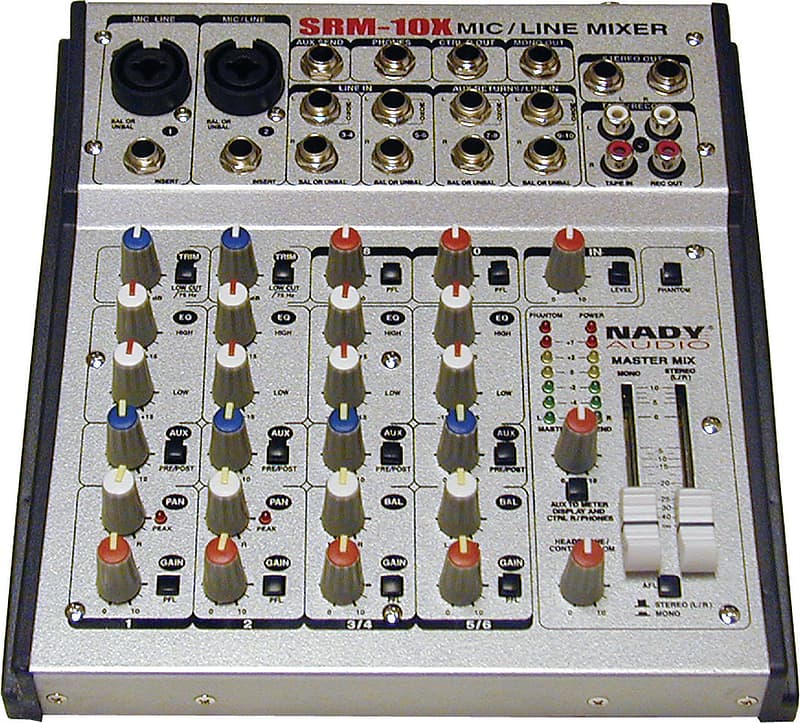 Nady 10-Channel Stereo Microphone/Line Mixer | Reverb