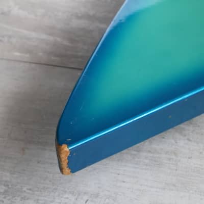 1984 Aria Pro II ZZB-Custom Explorer Bass (Metallic Blue | Reverb