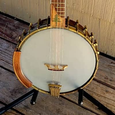 1890s The New Windsor Patent No. 3 Guitar Banjo w/Fishman | Reverb