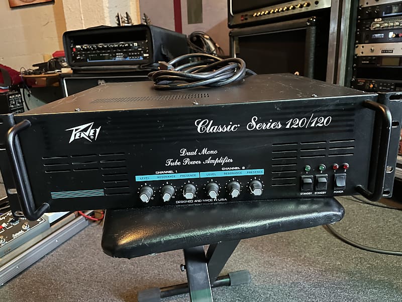 Peavey Classic 120/120 Dual Mono (stereo)Tube Power Amp | Reverb