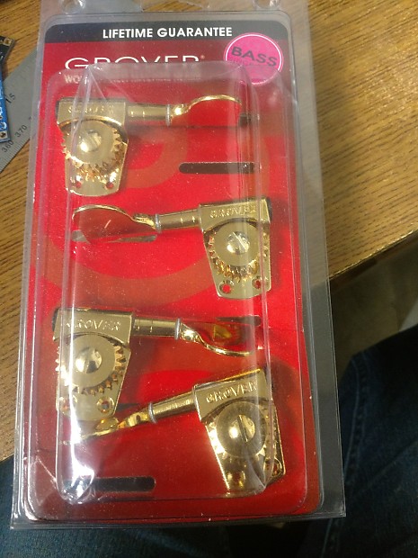 Grover Titan Bass Tuners 145G Gold | Reverb