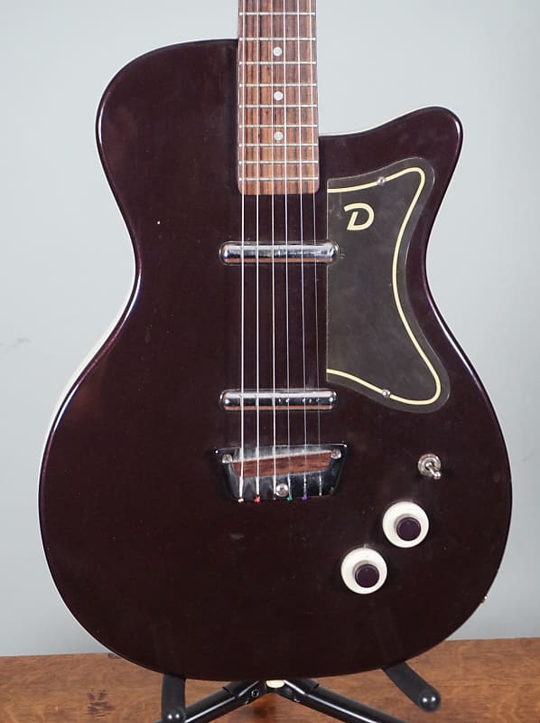 Danelectro U-2 Reissue, Maron Burgundy Red, Used | Reverb