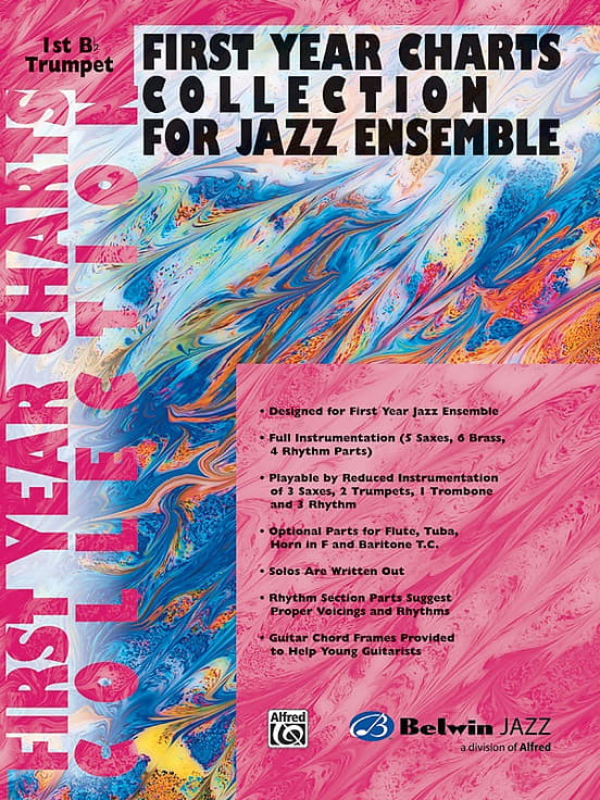 First Year Charts Collection for Jazz Ensemble Book - Trumpet | Reverb