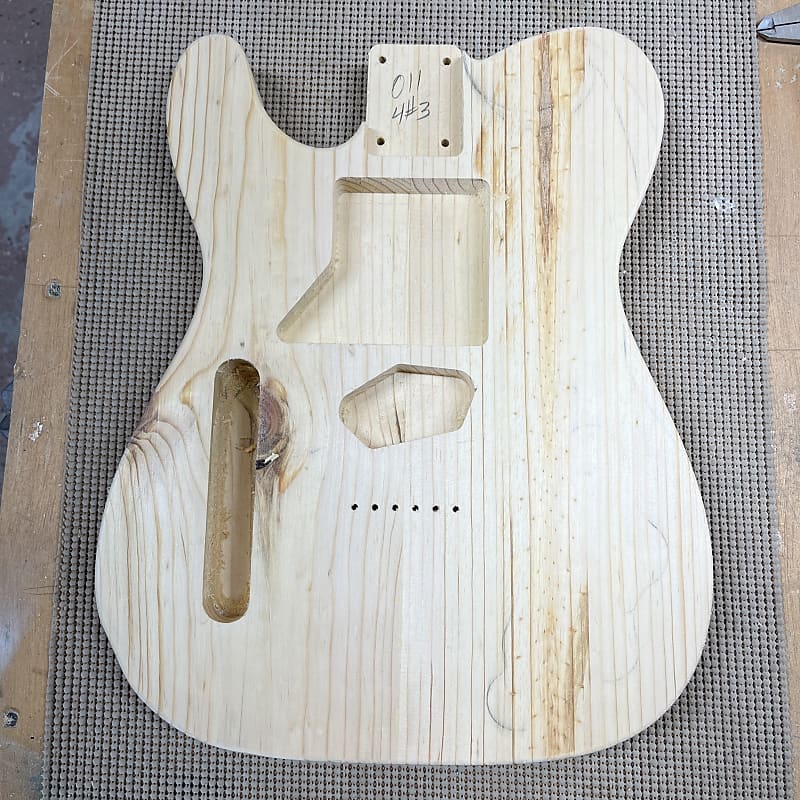 Left Handed Pine Barncaster Tele T-Style Body - Universal | Reverb