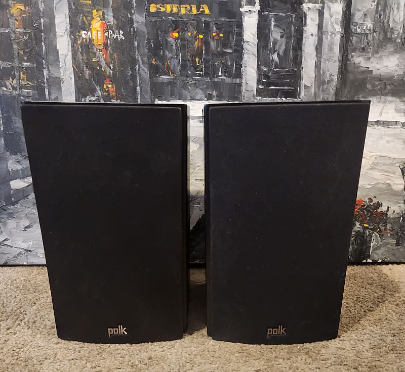 Polk Polk Audio T15 100 Watt Home Theater Bookshelf Speakers | Reverb