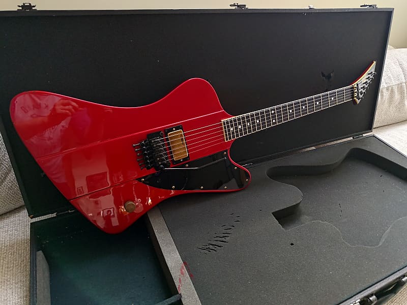 ESP Phoenix Custom - Lawsuit Headstock - 1987 - Candy Apple | Reverb