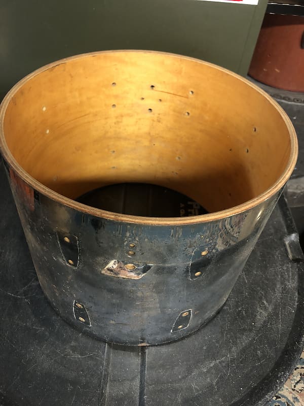 Ludwig 80’s - 15 “ x 12” depth Tom drum shell Chrome steel | Reverb