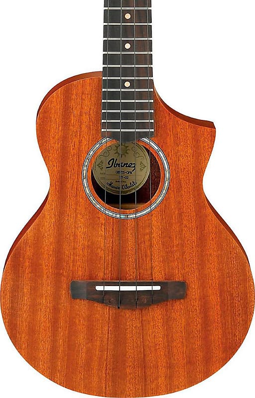 Ibanez UEWT5 Sapele Tenor Ukulele, Open Pore Natural | Reverb