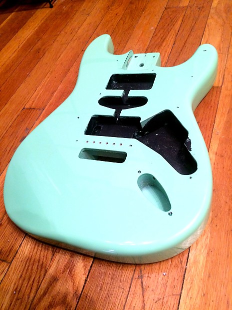 Fender™ Licenced Stratocaster Body Seafoam Green - Make your | Reverb