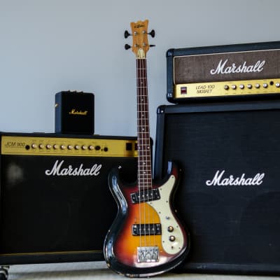 Aria 1720 1968-1971 - sunburst mosrite copy bass | Reverb