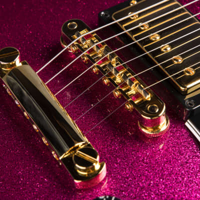 Gibson Custom Shop PSL Les Paul Custom Gloss Pink Sparkle | Reverb