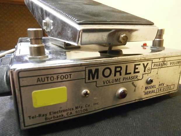 Vintage Morley Tel-Ray PFV Volume Phaser Pedal USA - 70's | Reverb