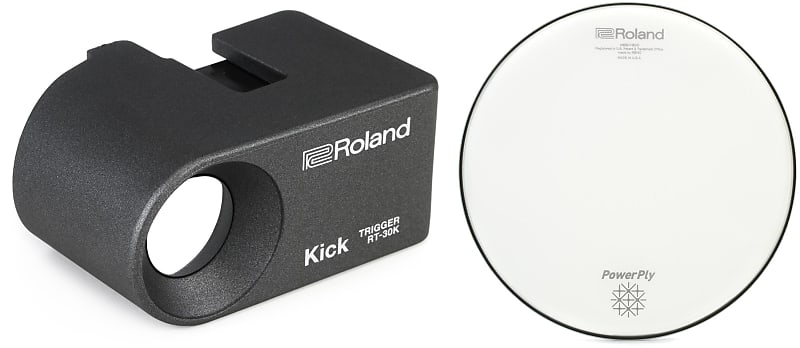 Roland RT-30K Kick Drum Trigger Bundle with Roland Powerply | Reverb