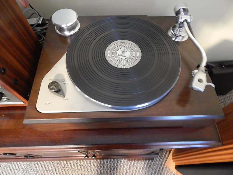 Thorens TD111 1962 Dark Walnut | Reverb