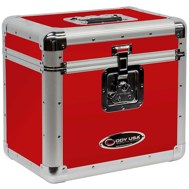 Odyssey KLP2RED Krom Series Red Stackable Record / Utility | Reverb