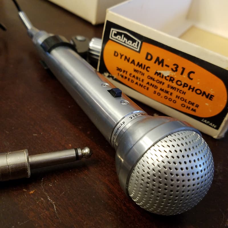 Calrad DM-31C beautiful NOS Japan highball dynamic mic and | Reverb