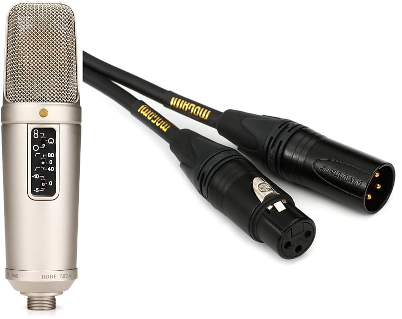 Rode NT2-A Large-diaphragm Condenser Microphone Bundle with | Reverb