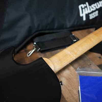 Gibson M2 Les Paul 2017 Ebony Made in USA Maple Neck Rosewood | Reverb