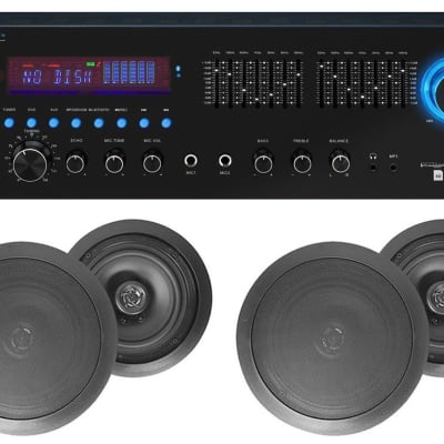 Technical Pro RX55URIBT Home Receiver+(4) 5.25" White Ceiling | Reverb