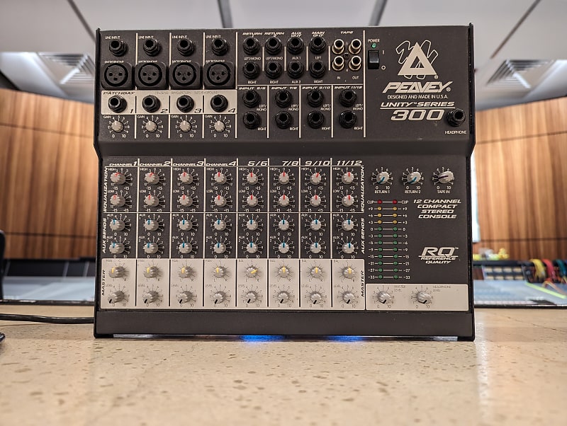 Peavey Unity Series 300 12 Channel Compact Stereo Mixer - | Reverb