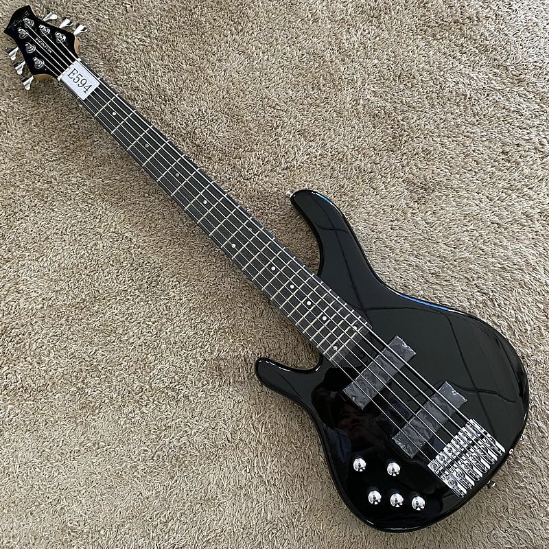 Tagima Black 6 String Left Handed Electric Bass, Maple Neck | Reverb