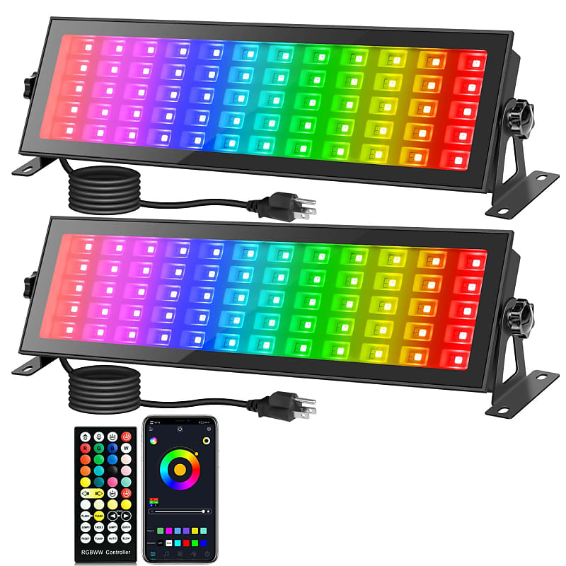 2 Pack 120W Stage Light Bar, Rgbcw Smart Led Uplighting, | Reverb