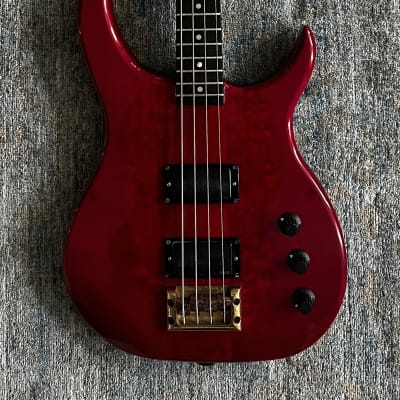 Modulus -custom neck-thru, short scale - Trans-red | Reverb