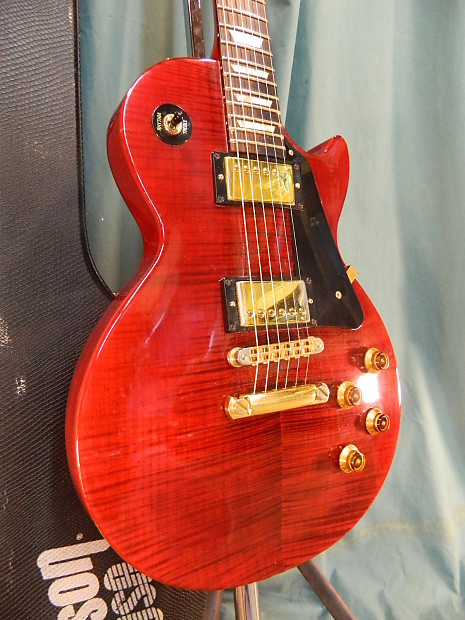 Gibson Les Paul Studio Plus 2001 Trans-Red | Reverb