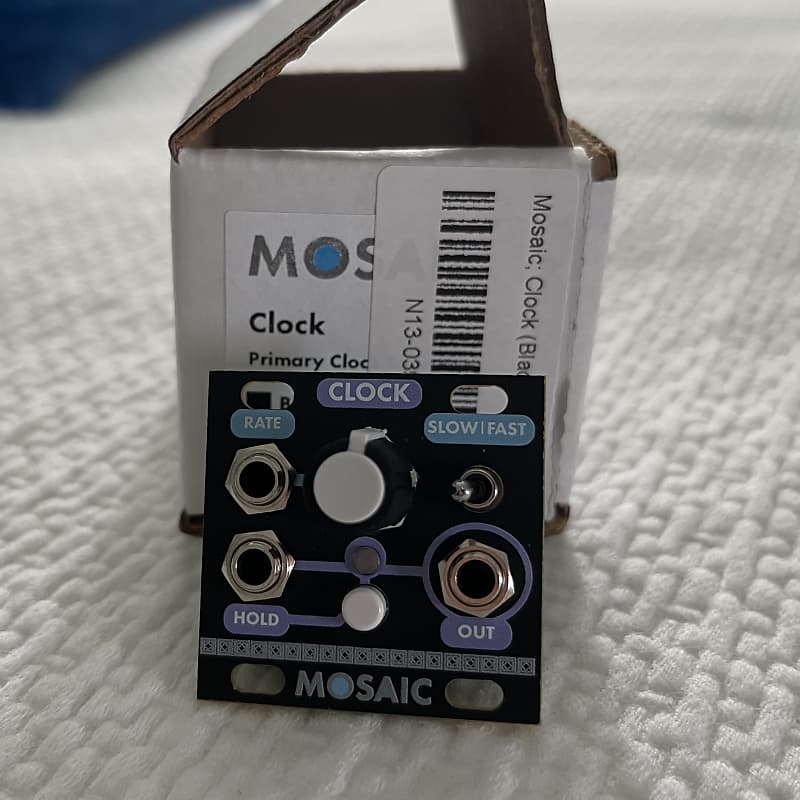 Mosaic 1U Clock - Black | Reverb