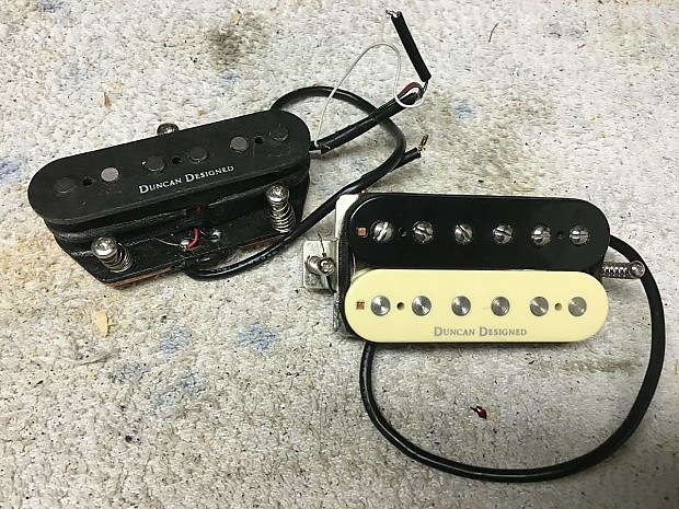 Duncan Designed Telecaster Pickup Set - Stacked Bridge, | Reverb UK