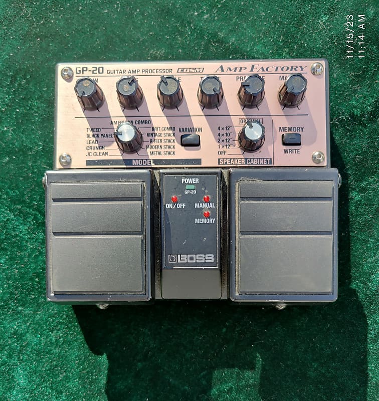BOSS GP-20 AMP FACTORY 1990's - Black | Reverb