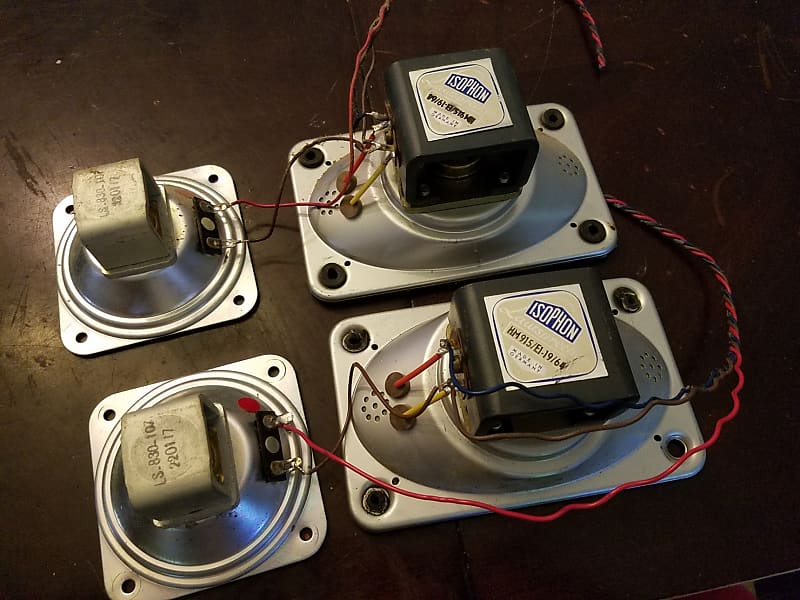 Matched Pair Isophon AlNiCo Woofer and Tweeter HM915/E1-19/64 | Reverb