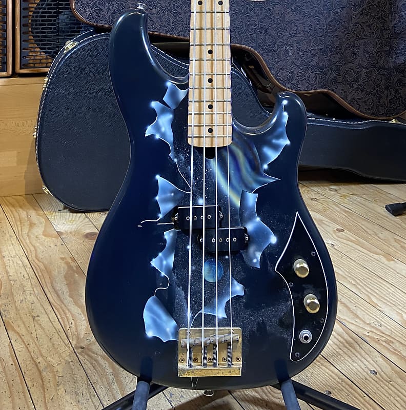 Ibanez Blazer P-Style Bass 1981 - Black graphic | Reverb