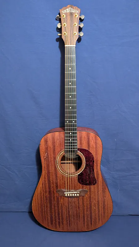2003 Washburn WD-18SW All Solid Wood Mahogany Acoustic Guitar | Reverb