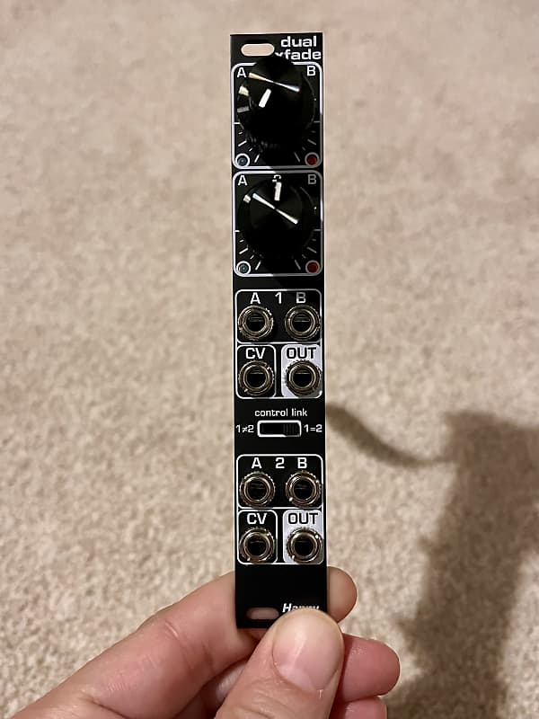 Happy Nerding Dual XFADE Dual VC Crossfader Module (Black) | Reverb UK