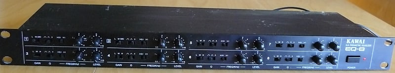Kawai EQ-8 (8 channel parametric EQ) | Reverb