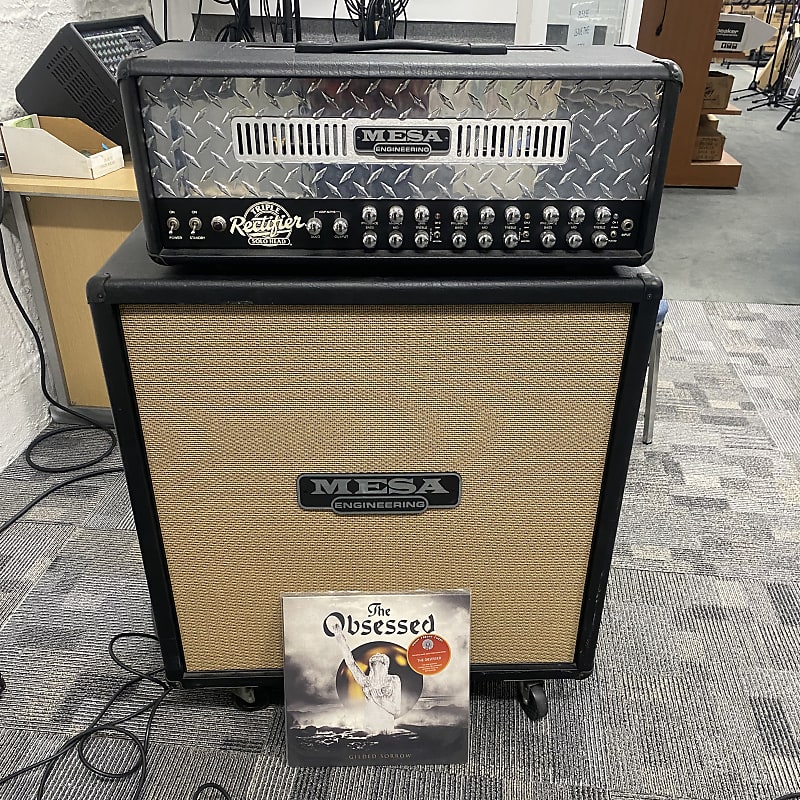 Mesa Boogie Triple Rectifier 150-watt Tube Head and 4x12 4FB | Reverb